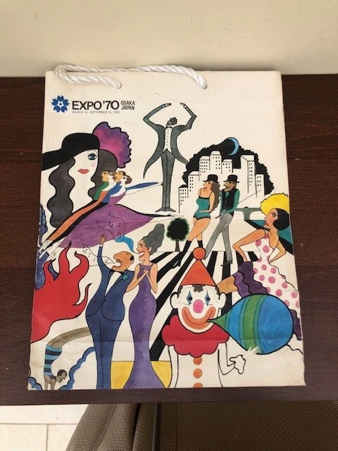 EXPO' 70 OSAKA Japan March 15 - September 13 1970 Shopping Bag Used £37.12 - PicClick UK
