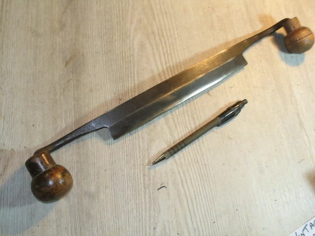 VERY EARLY VINTAGE French Forged 8 Inch Cut Drawknife By Goldenberg ...