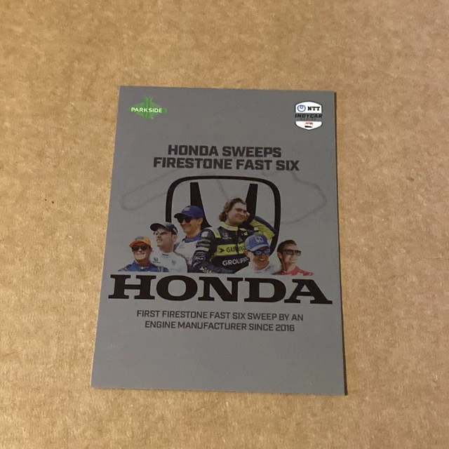 2024 PARKSIDE NTT Indy Car Racing MARQUEE MOMENTS Card HONDA EUR 1,11 ...