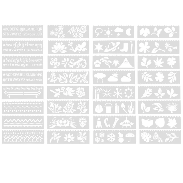 4 JUEGOS PLANTILLAS para colorear plantillas de plástico cavar EUR 10 ...