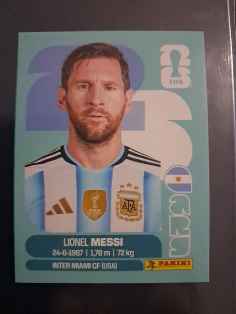 PANINI STICKER FIFA World Cup 2026 Lionel Messi #Arg17 Argentina ...