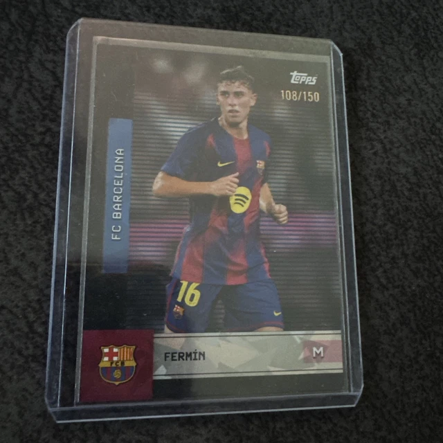 TOPPS FC BARCELONA Team Set 2025-26 - Fermin Lopez - Parallel /150 £11. ...