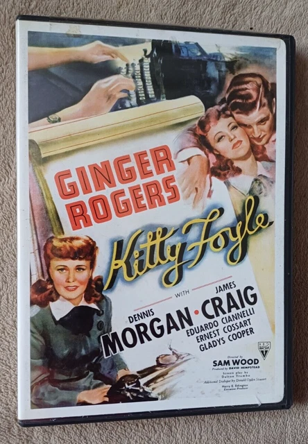 KITTY FOYLE (1940) Ginger Rogers film. region 1 USA DVD - DISC MINT EUR ...