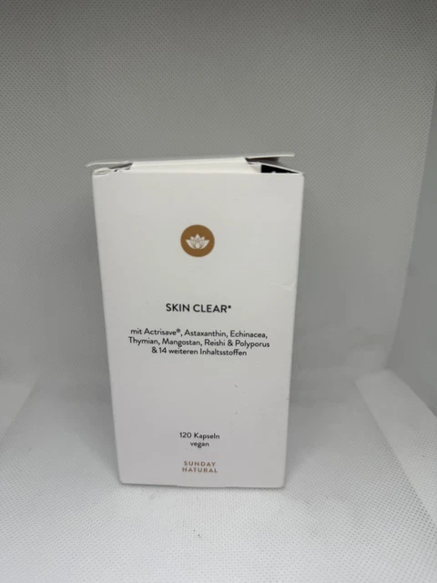 SUNDAY NATURAL SKIN Clear capsules 120 Capsules Brand New £21.49 ...