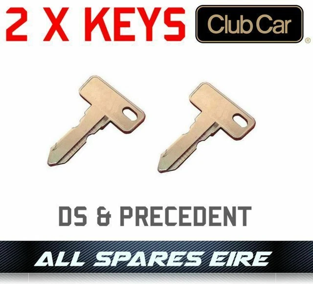 CLUB CAR DS / Precedent Golf Cart Buggy Ignition Key 1982-Up (Set Of 2 ...