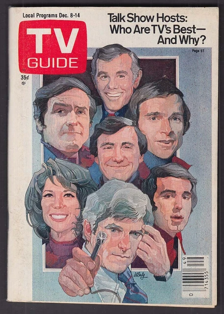 TV GUIDE JOHNNY Carson Dick Cavett Phil Donahue + 12/8 1979 Western New ...