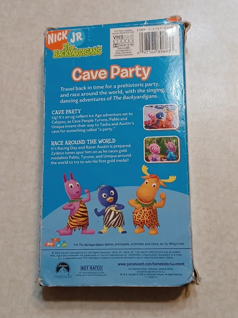 NICK JR THE Backyardigans VHS Tape Cave Party EUR 13,45 - PicClick FR