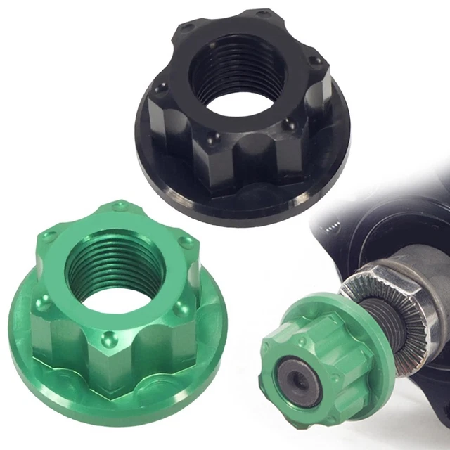 M10 BICYCLE FOR Rear Hub Axle Fixie Track Wheel Nuts 4Pcs with Non Slip ...