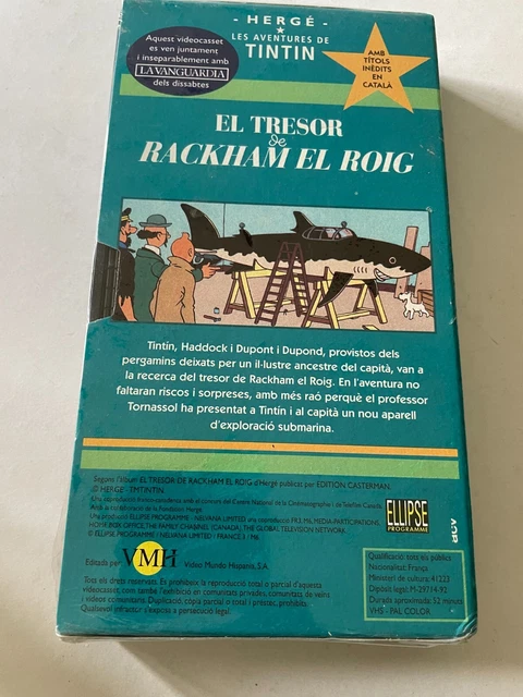 CASSETTA VHS TIM und Struppi Der Schatz Rackham des Roten nuova ...