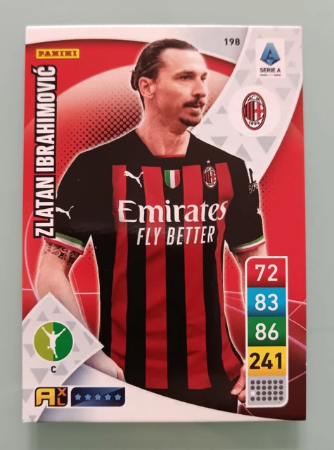 ZLATAN IBRAHIMOVIC MILAN Card Calciatori Panini Adrenalyn XL 2022 2023 ...