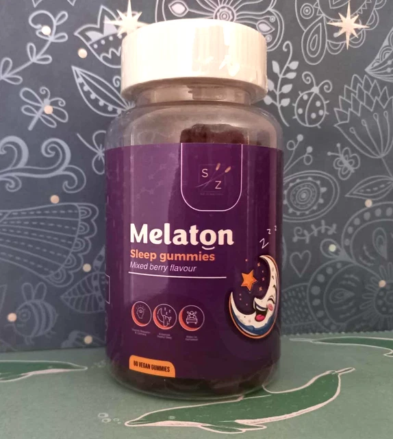 SZ CREATIONS MELATON Sleep Gummies Mixed Berry Flavour 60 Vegan Gummies ...