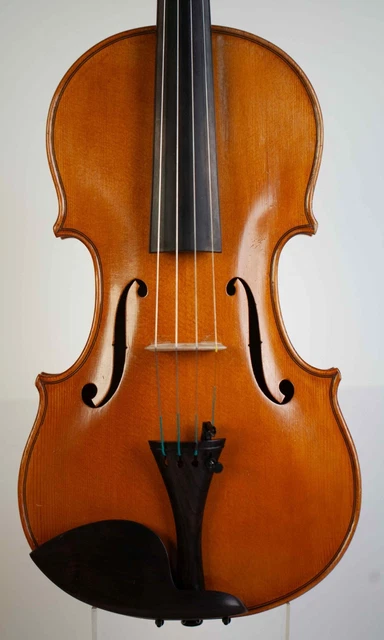 VERY OLD NICE 4/4 violin violon viola Geige Bratsche labeled Ansaldo ...