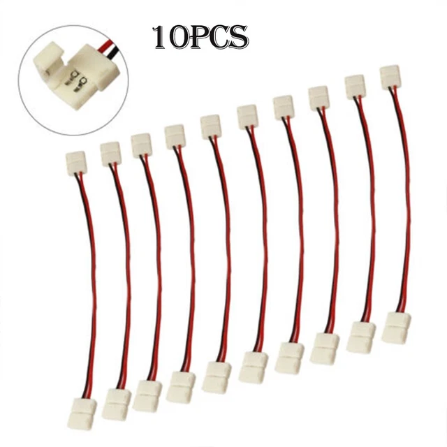 2 PIN CONNECTOR Strip Light Connector LED Strip Light Garden Home Light ...