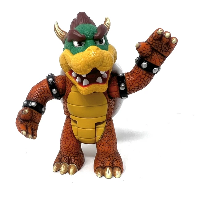VINTAGE MARIO KART 64 Bowser Action Figure Loose 1999 Nintendo Toy Biz ...
