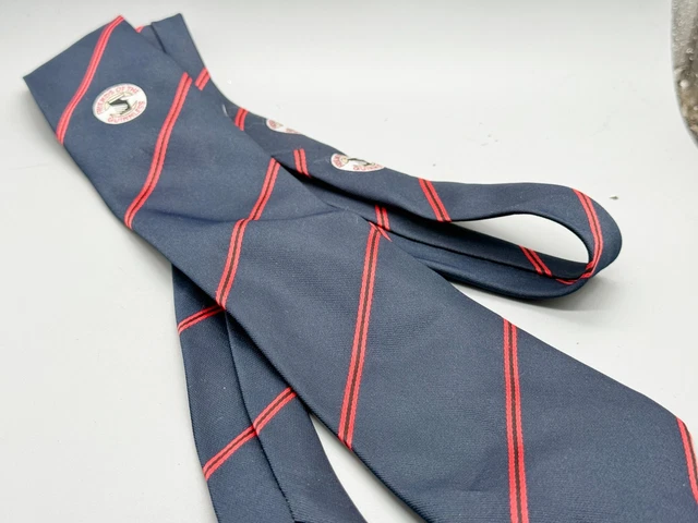 GUINNESS FRIENDS OF Guinness Navy Striped Tie Logo Vintage Promotional ...