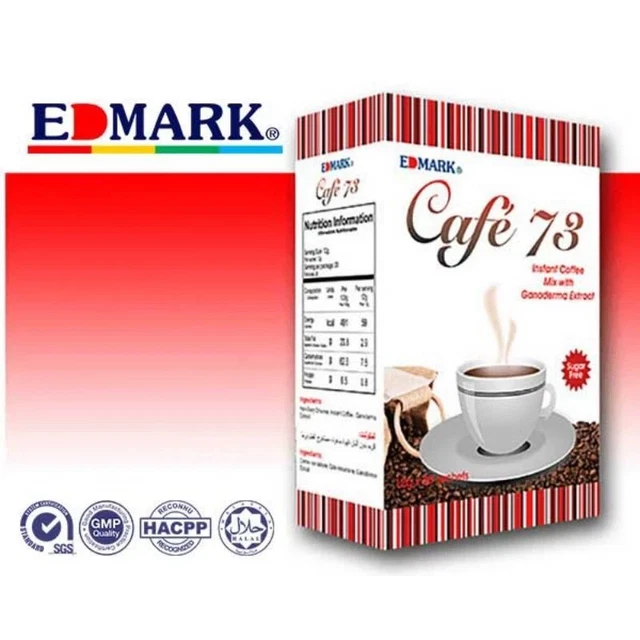 4X EDMARK CAFE 73 Organic Ganoderma Lucidum Coffee Gano Sugar Free $218 ...
