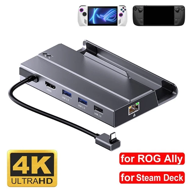 4K 60HZ USB Type-C HUB Game Docking Station for Asus ROG Ally Home ...