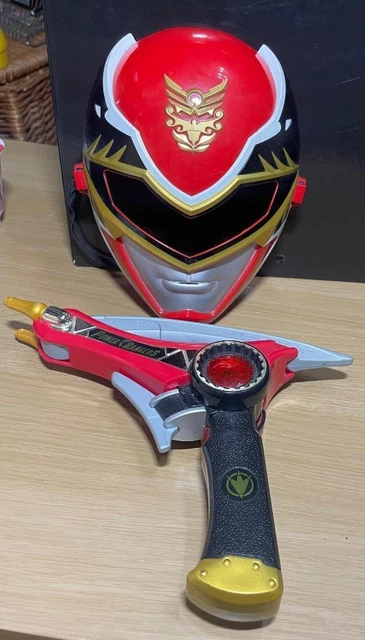 VINTAGE POWER RANGERS Crimson Dino Thunder Thundermax Saber & Megaforce ...