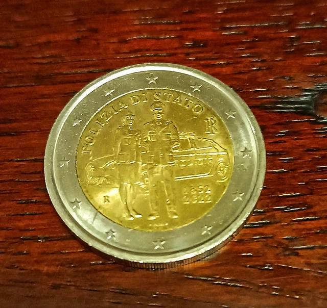 ITALY 2022 STATE Police 2 Euro Coin Rare £8.43 - PicClick UK