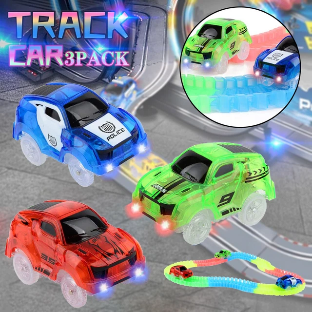 LED RACING CAR for Magic Tracks Glow Track Cars Light Up Toy Cars for ...