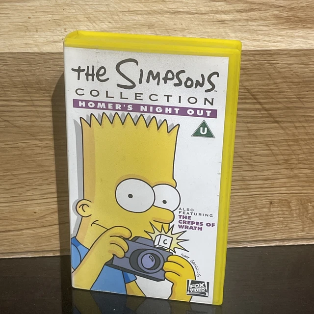 THE SIMPSONS COLLECTION - Homer’s Night Out VHS £14.99 - PicClick UK