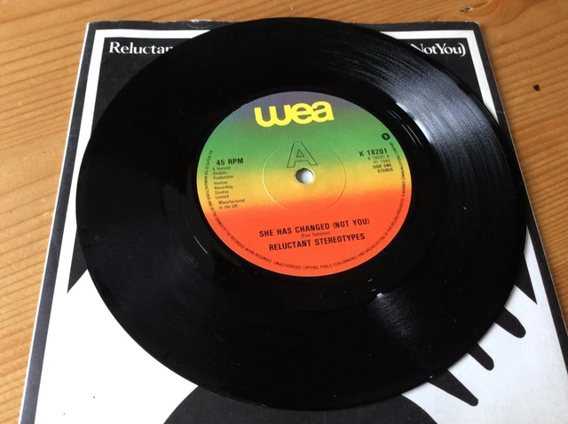 RELUCTANT STEREOTYPES SHE Has Changed (Not You) 7" Vinyl Record EUR 4 ...