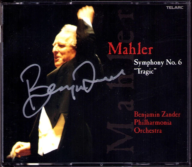 BENJAMIN ZANDER SIGNED MAHLER Symphony No.6 Tragic TELARC 3CD DSD 2002 ...