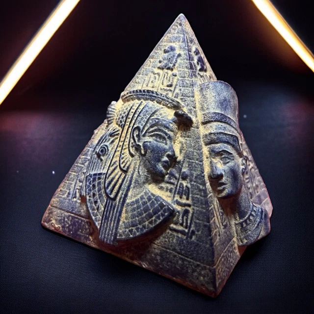 ANCIENT EGYPTIAN ANTIQUITIES Rare Statue Pyramid Horus & Osiris ...