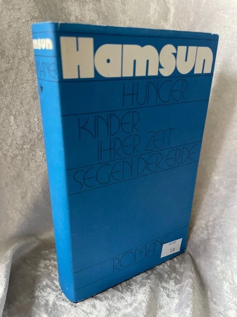 HUNGER. KINDER IHRER Zeit. Segen der Erde. Romane Knut, Hamsun: EUR 8 ...