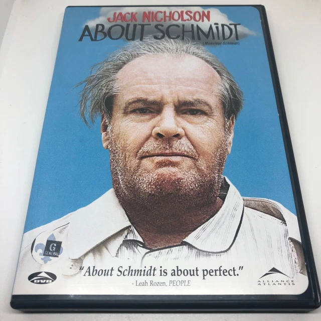 ABOUT SCHMIDT (DVD, 2003, Widescreen) Drama - Jack Nicholson ...