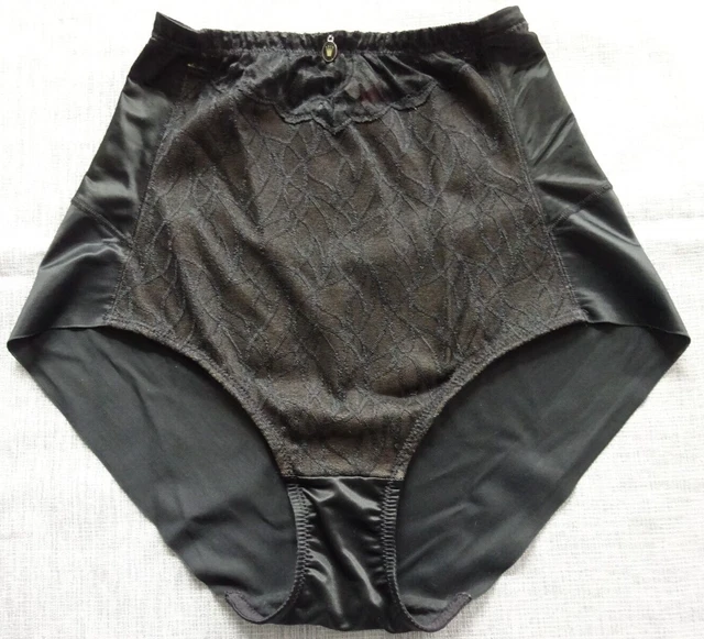 PRETTY HIGH-WAISTED SHAPING Satin Lace TRIUMPH Panty Size M FR40 US8 ...