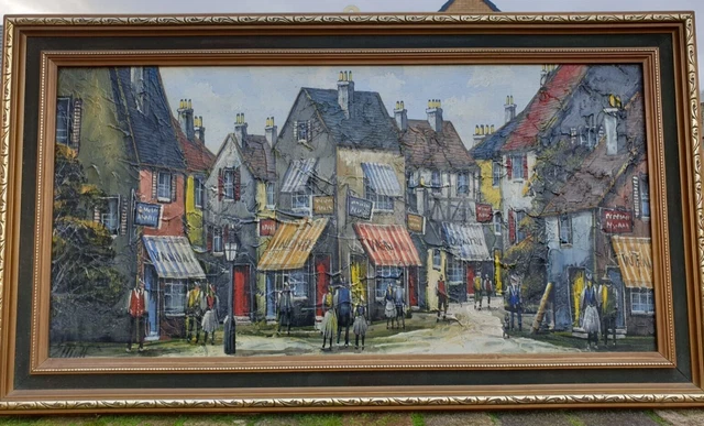 VINTAGE OIL PAINTING on Board By Edward Elliott, signed £175.00 ...