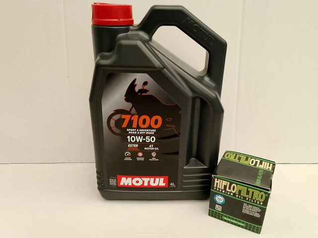 MOTUL 7100 10W-50 Syn / Oil Filter Triumph Legend 900 TT year 99 - 01 £ ...