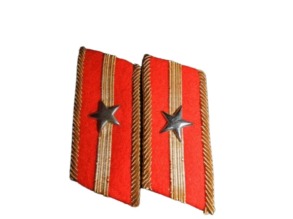 JAPANESE ARMY SECOND Lieutenant Rank Insignia Epaulets WWII IJA 202304Y ...