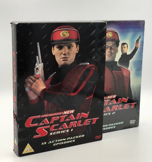GERRY ANDERSONS'S NEW Captain Scarlet Series 1&2 Dvd Box Sets Cartoon ...