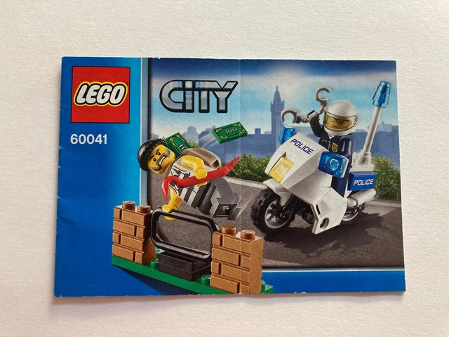 LEGO CITY 60041 Bauanleitung Polizei-Motorrad-Jagd Nur Anleitung EUR 1 ...