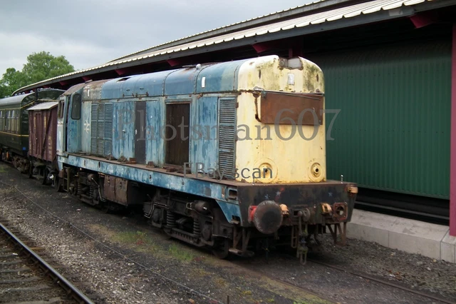 CLASS 20 20177 in weathered BR Blue at Kidderminster £0.75 - PicClick UK