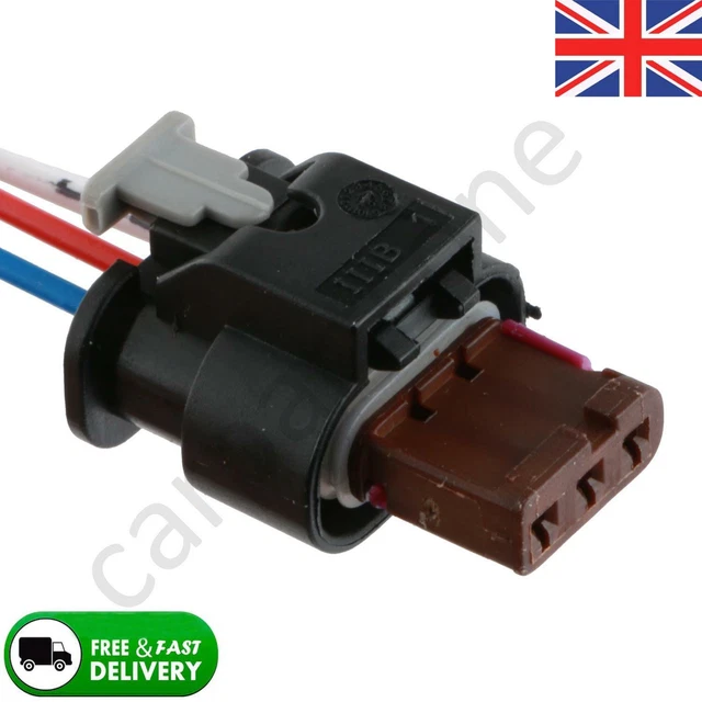 3 PIN FEMALE Camshaft Position Sensors Connector For Audi Ford Seat ...