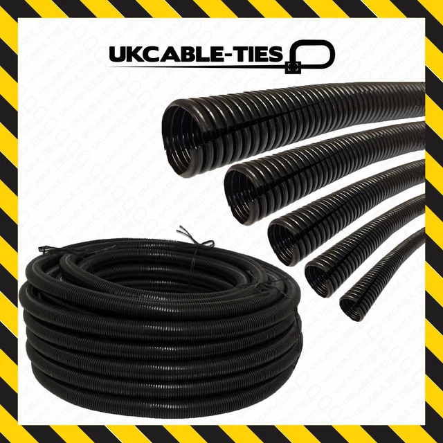 CONDUIT SPILT & Non Split Cable Tidy Flexible Tube Convoluted ...