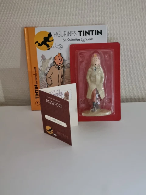 FIGURINE TINTIN N°1 En Trench Coat Collection Officielle Avec Livre Et ...
