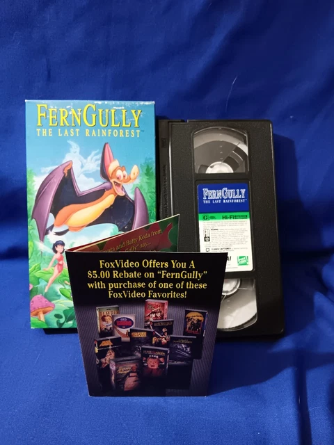 FERNGULLY THE LAST Rainforest VHS 1992 Good To Very Good Condition £1. ...
