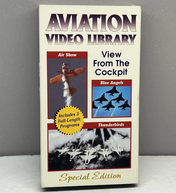 AVIATION VIDEO LIBRARY View from Cockpit VHS Video Tape Blue Angels ...
