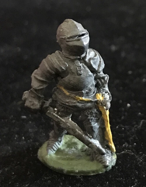 CITADEL FTF KNIGHTS & Heroes Armoured Knight Pre Slotta Metal Miniature ...