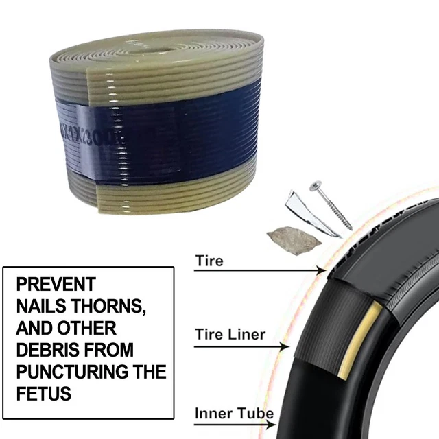 HIGH DURABILITY BIKE Tire Liner for Inner Tube Protection up to 29 Inch ...