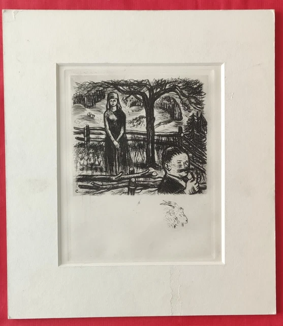 GRAVURE EF JEAN Albert CARLOTTI 1909-2002 Monogrammée "C" dans la ...