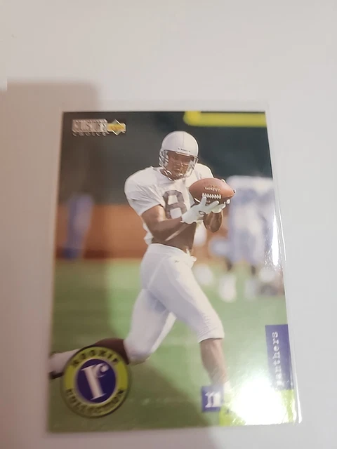 1996 COLLECTOR'S CHOICE Football #U34 Muhsin Muhammad recrue Card ...