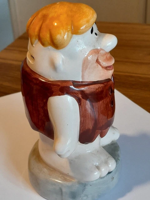 MONEY BOX &BARNEY Rubble" of The Flintstones. small ceramic character ...