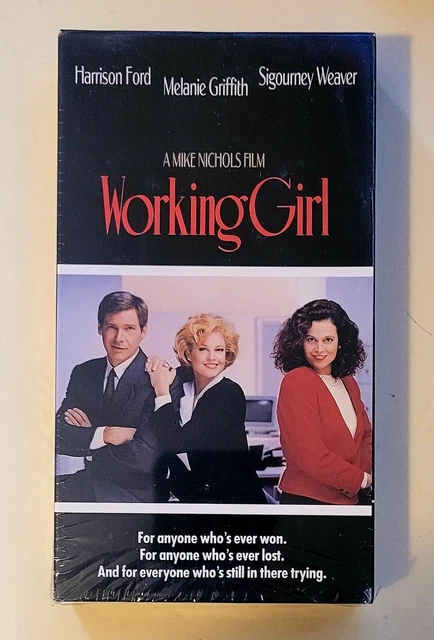 WORKING GIRL VHS Harrison Ford Melanie Griffith Sigourney Weaver 1989 ...