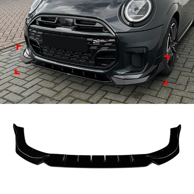 FOR MINI COOPER JCW F65 F66 F67 2024-2026 Car Bumper Lip Splitter Black ...