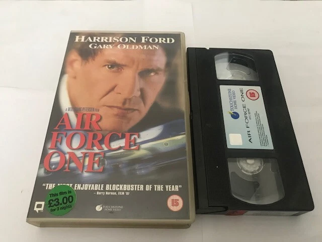 AIR FORCE ONE VHS Ex Rental B/Box Good Condition Quite Rare £4.99 ...